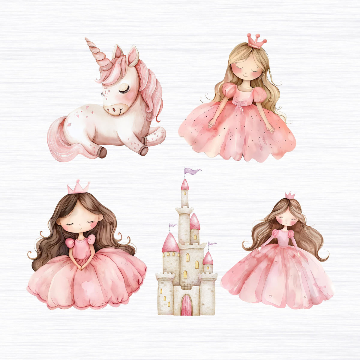 Princess Castle Theme Birthday Party Cutouts – Ezyprints Studio