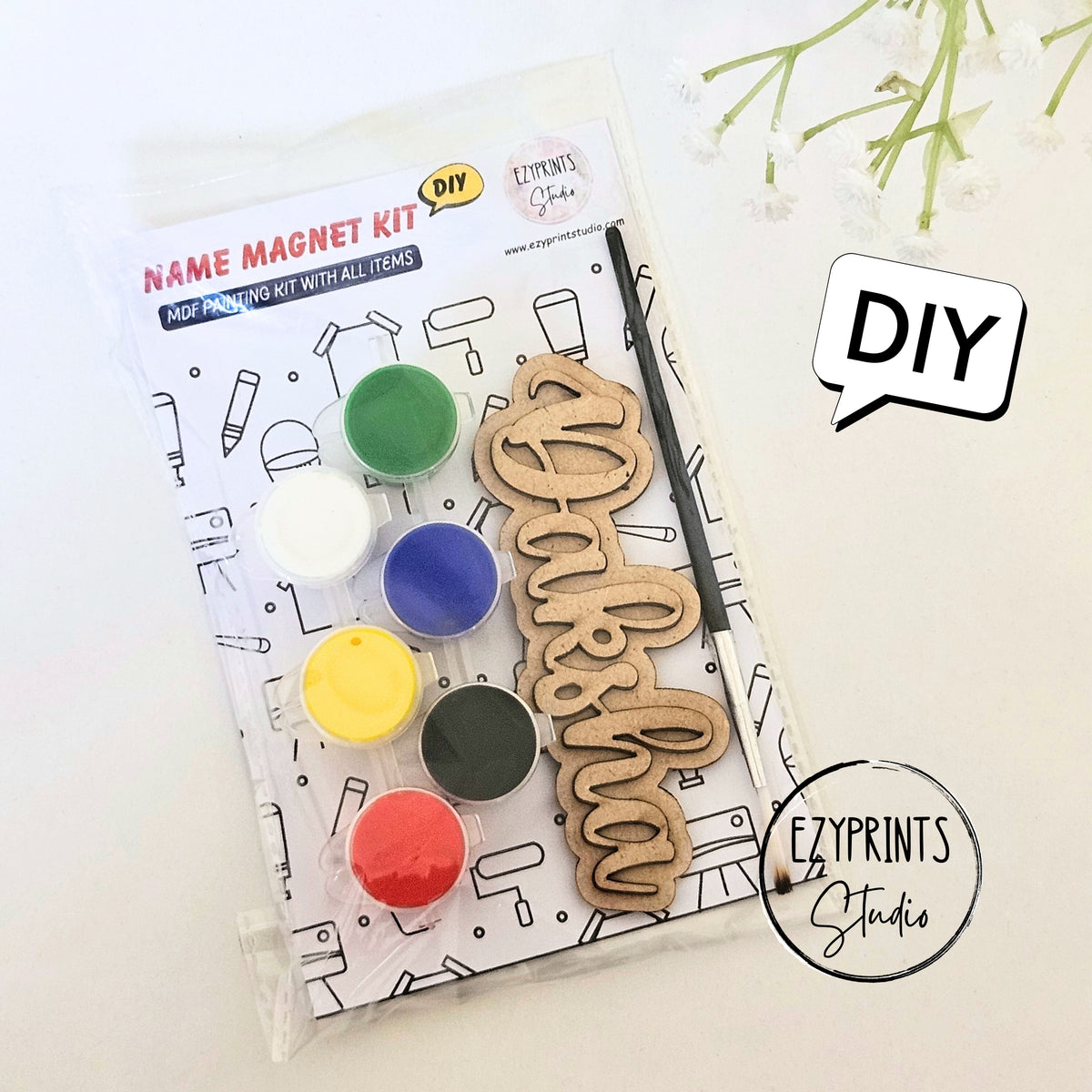 Name Magnet DIY Kit | 2 Layer – Ezyprints Studio