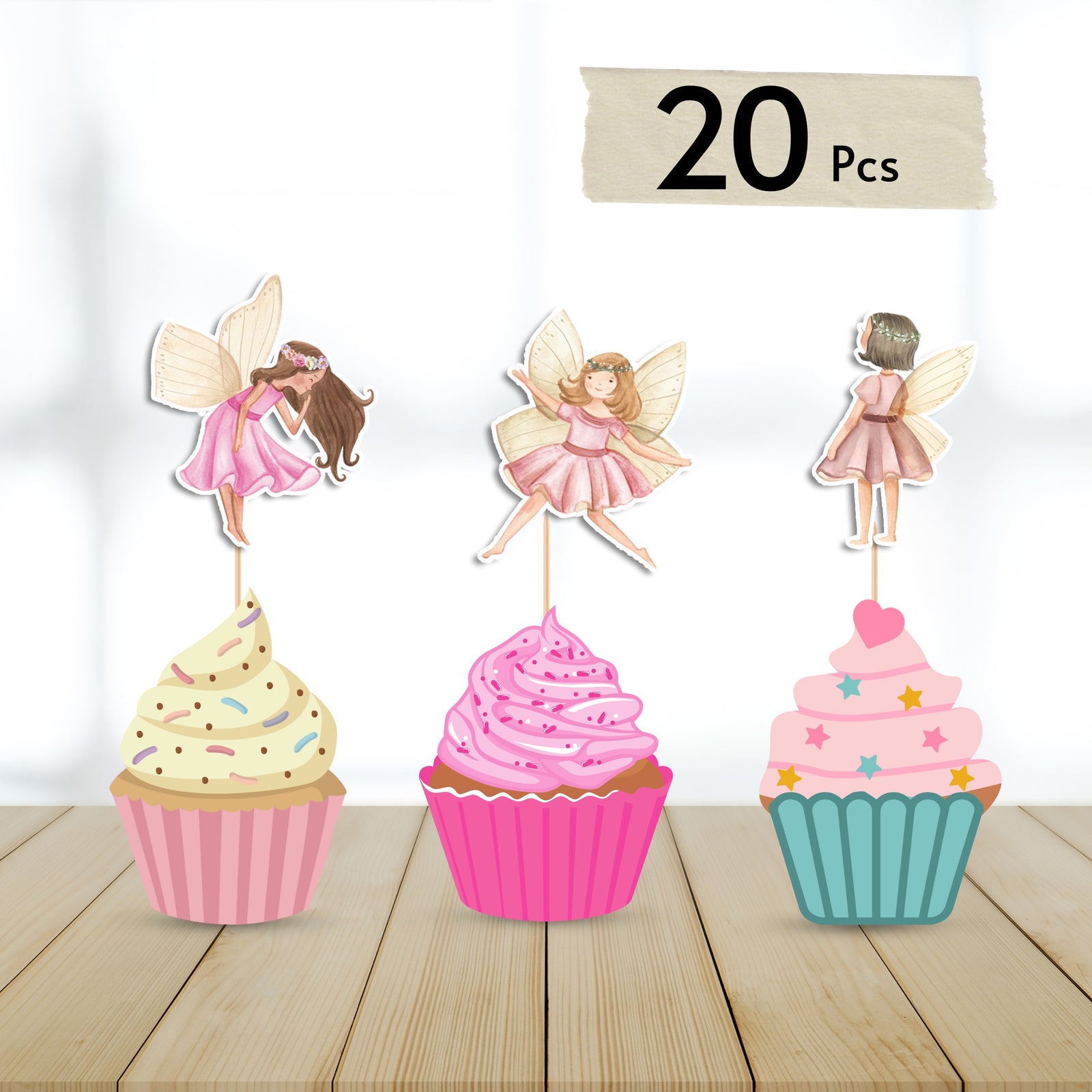 Cake Toppers | Fairy Enchanted Garden Theme – Ezyprints Studio