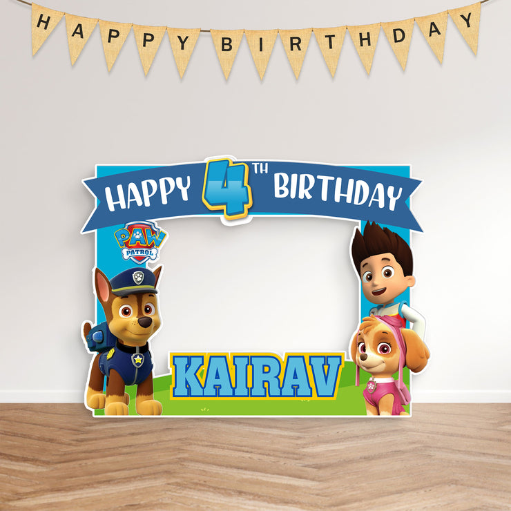 Paw Patrol theme Birthday Chalkboard Poster – Ezyprints Studio