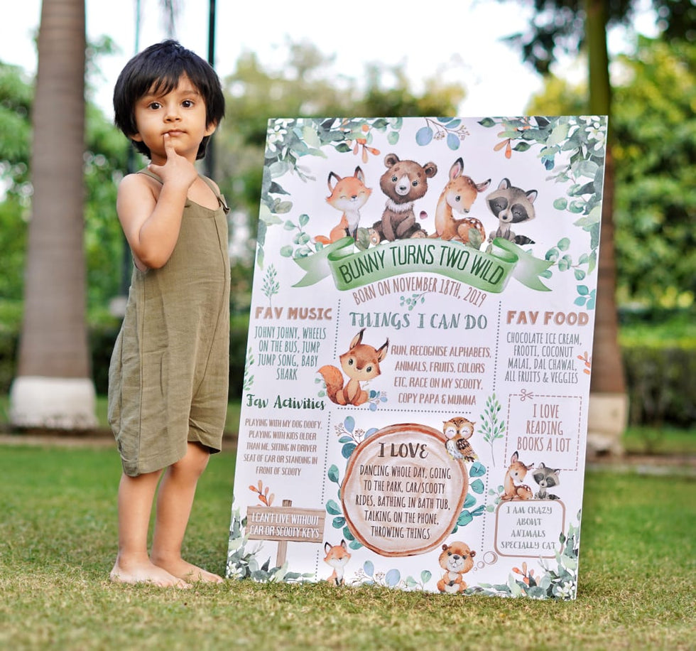 Dinosaur Theme Birthday Party Welcome Board – Ezyprints Studio