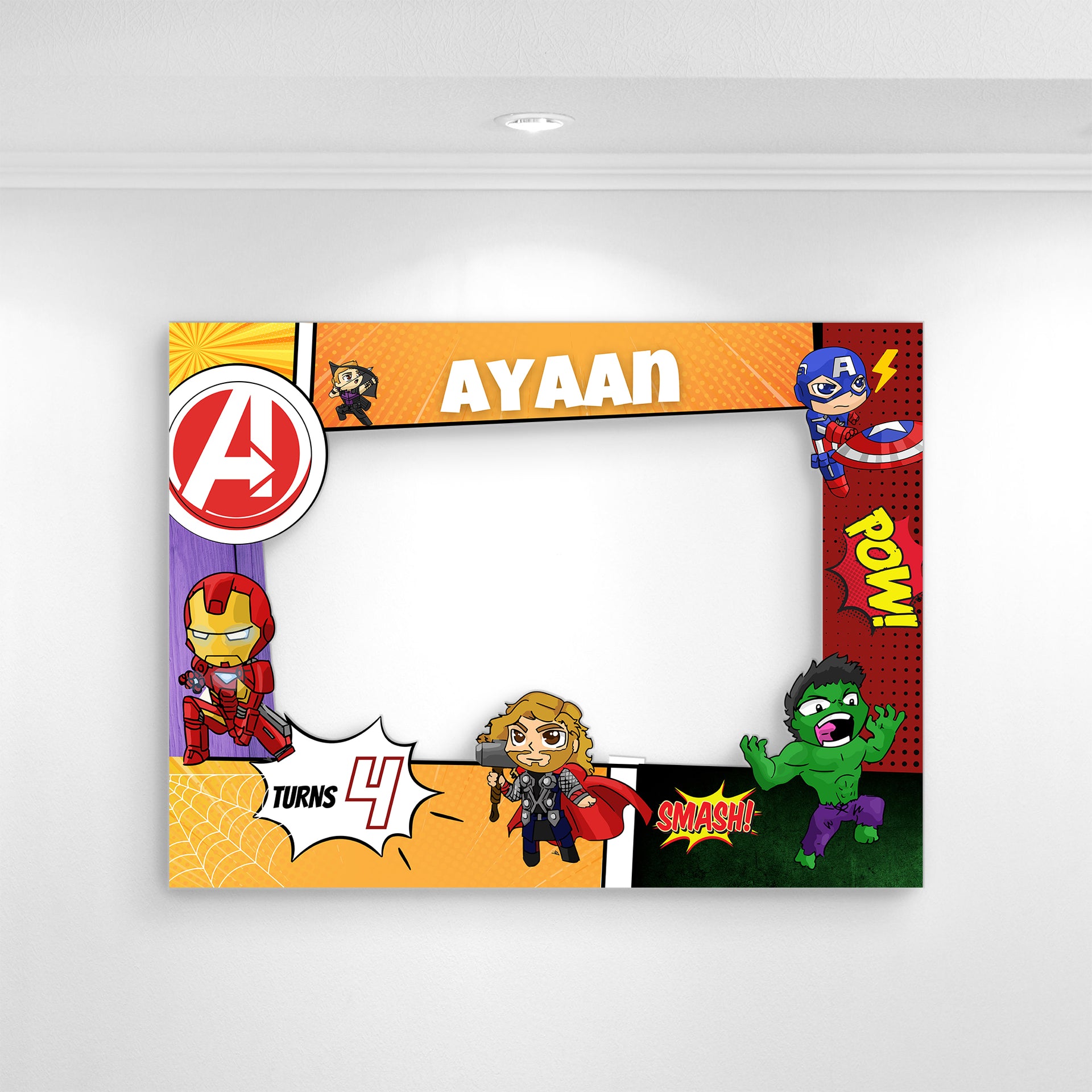 Photo Booth | Avengers | Selfie Board Marvel Theme – Ezyprints Studio