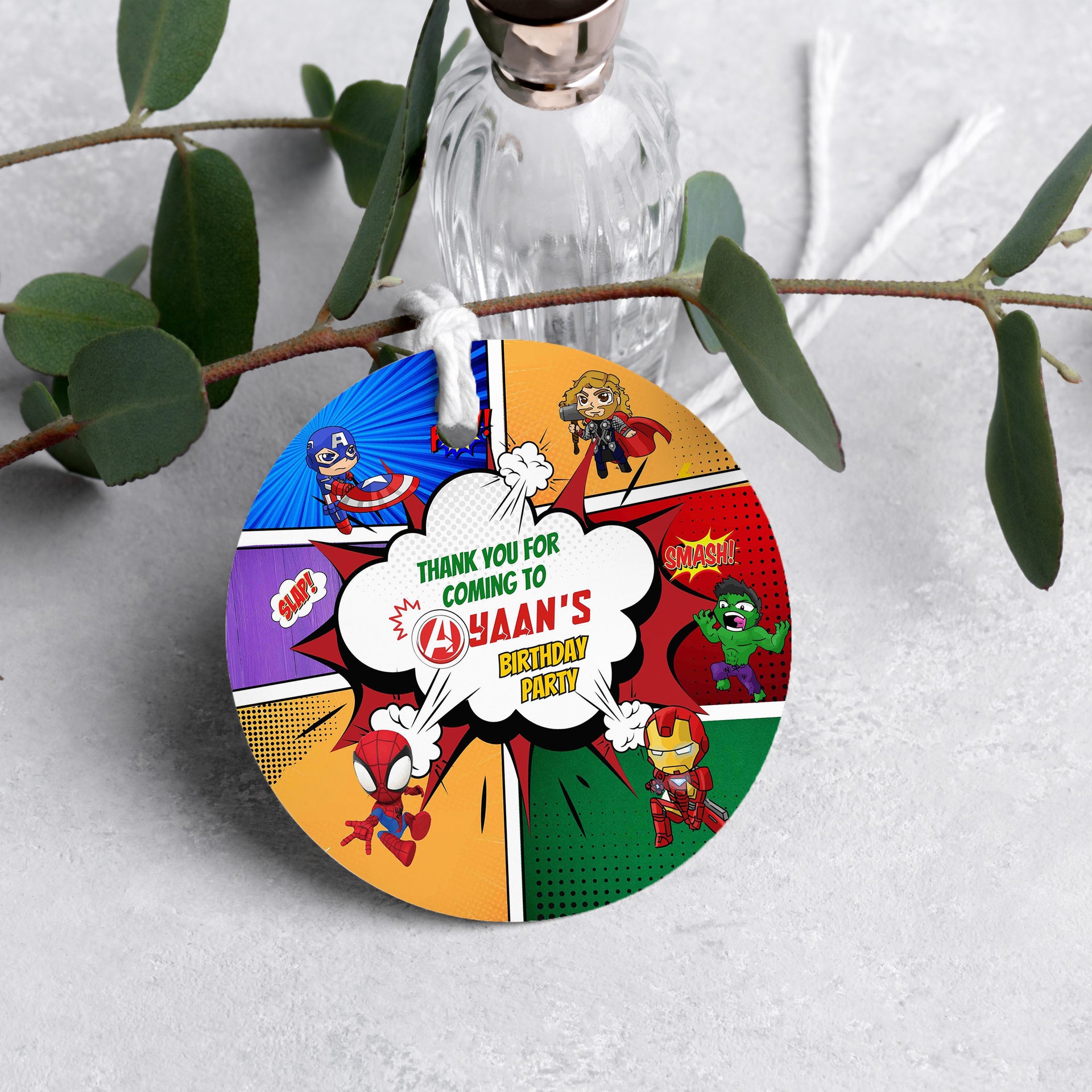 Printable Thank You Avengers