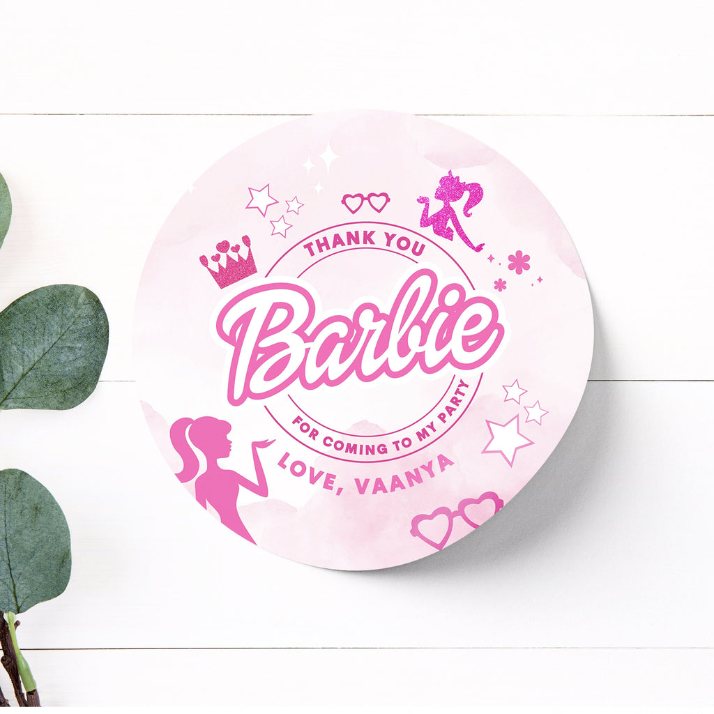 Barbie Theme Party Welcome Board – Ezyprints Studio