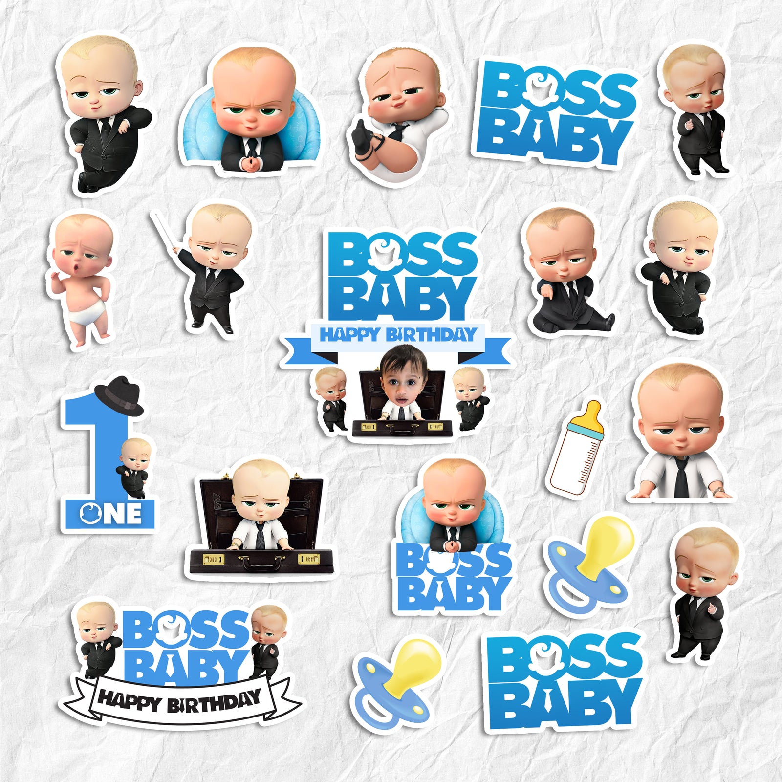 Cake Toppers | Boss Baby Theme – Ezyprints Studio