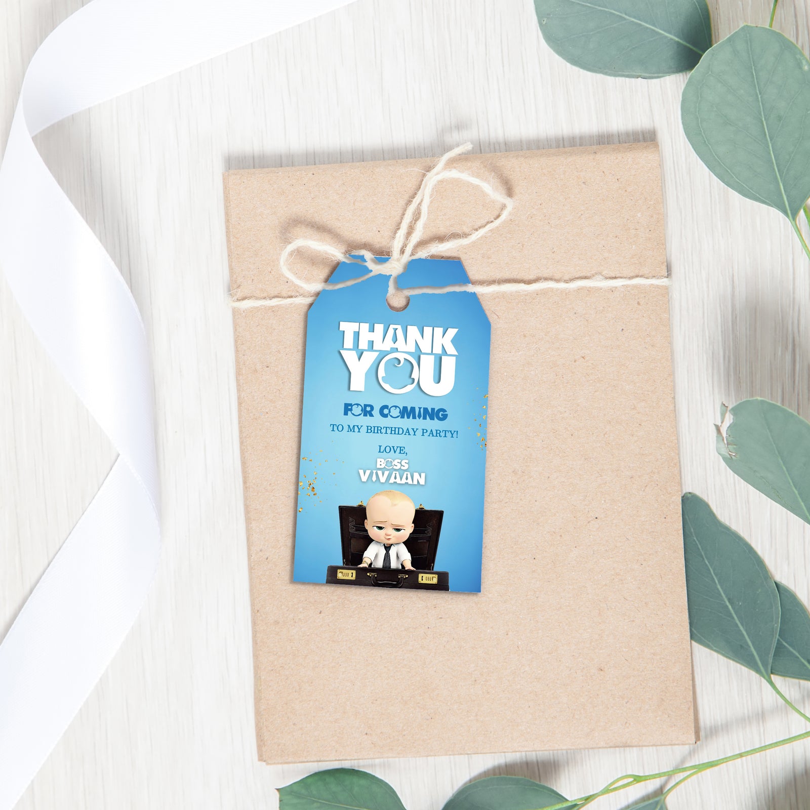 Two Bossy | Boss Baby Birthday Backdrop – Ezyprints Studio