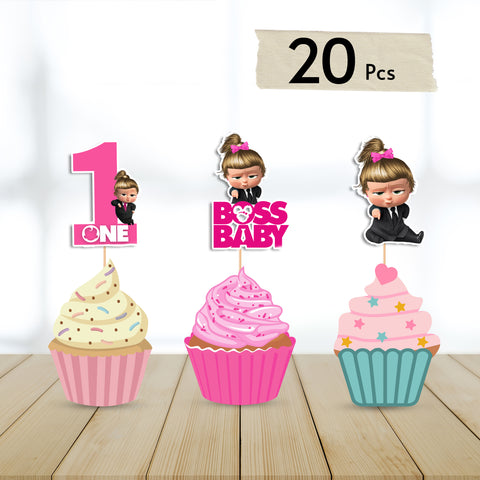 Cake Toppers | Boss Baby Girls Theme – Ezyprints Studio
