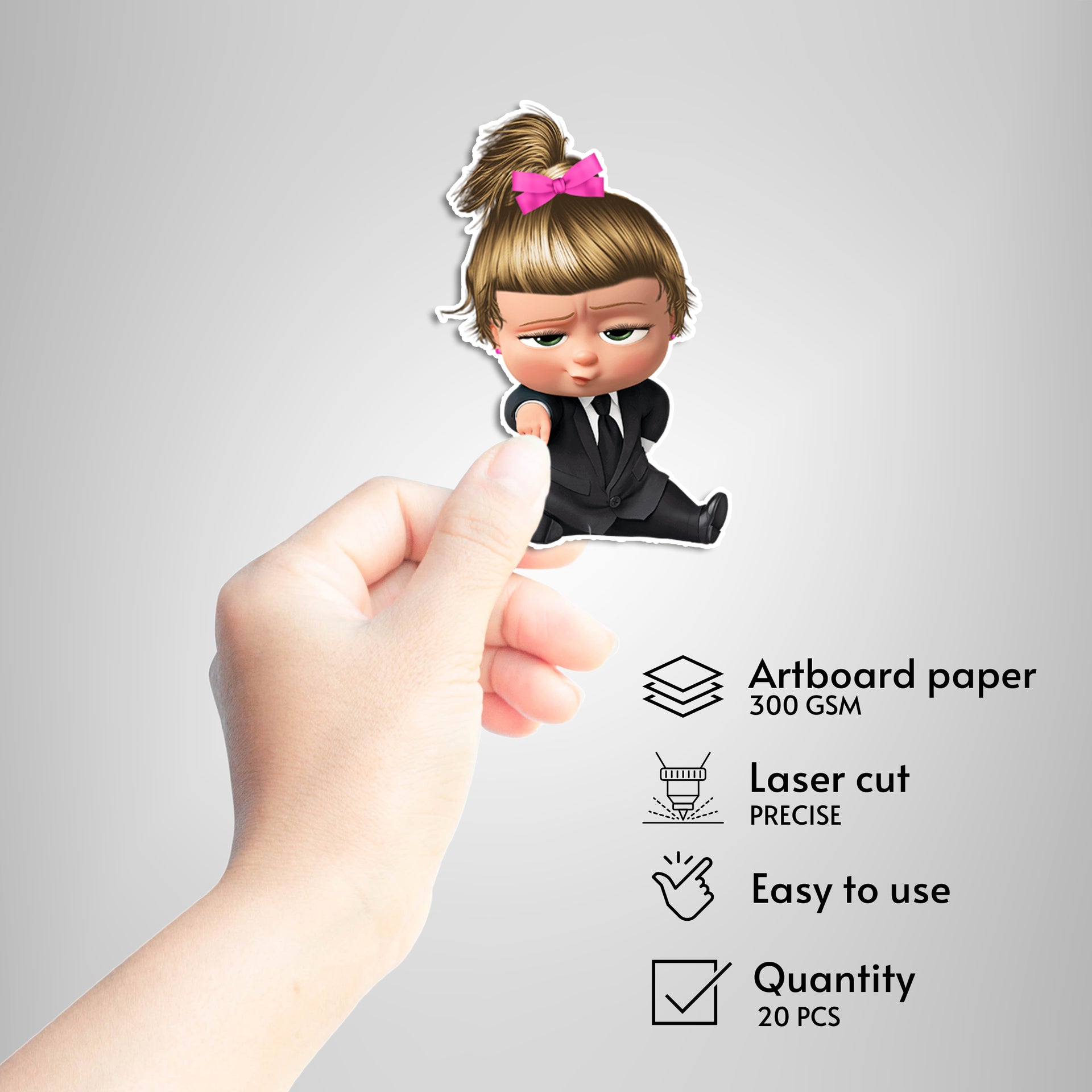 Cake Toppers | Boss Baby Girls Theme – Ezyprints Studio