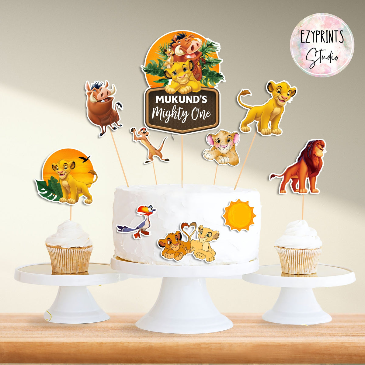 Cake Toppers | Lion King Theme – Ezyprints Studio
