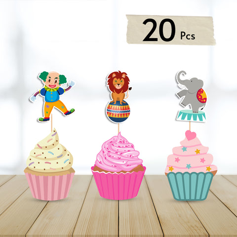 Cake Toppers | Carnival Circus Theme – Ezyprints Studio
