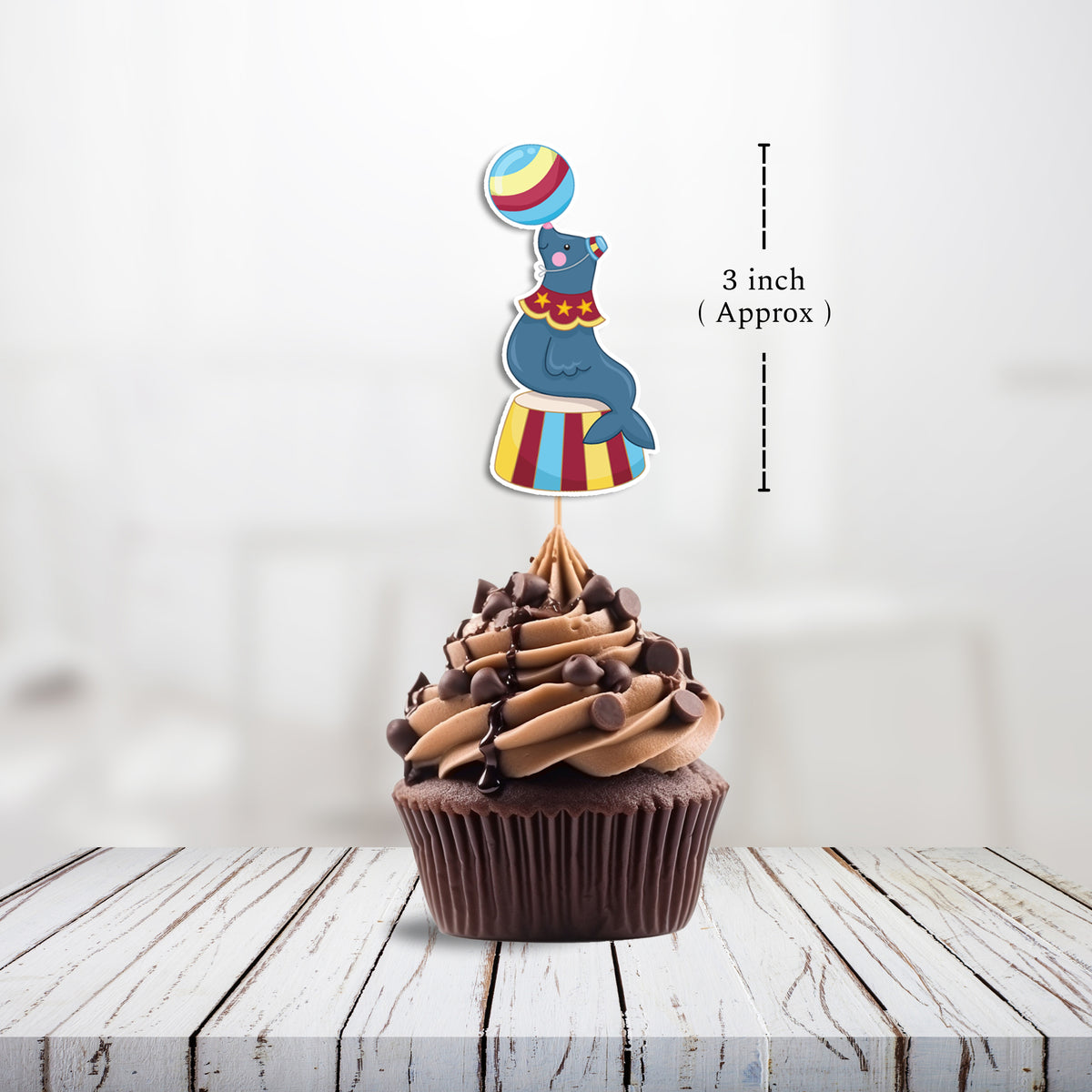 Cake Toppers | Carnival Circus Theme – Ezyprints Studio