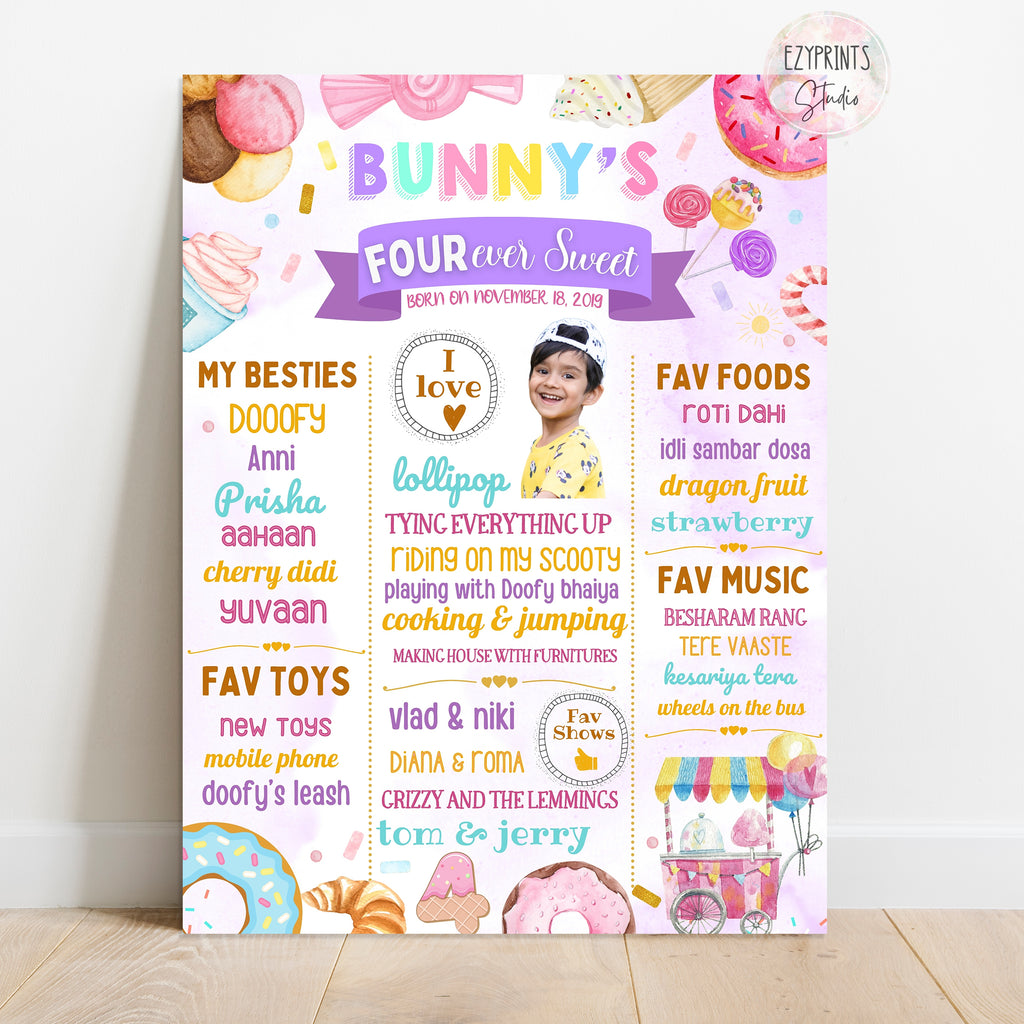 Candyland Theme Birthday Party Cutouts – Ezyprints Studio
