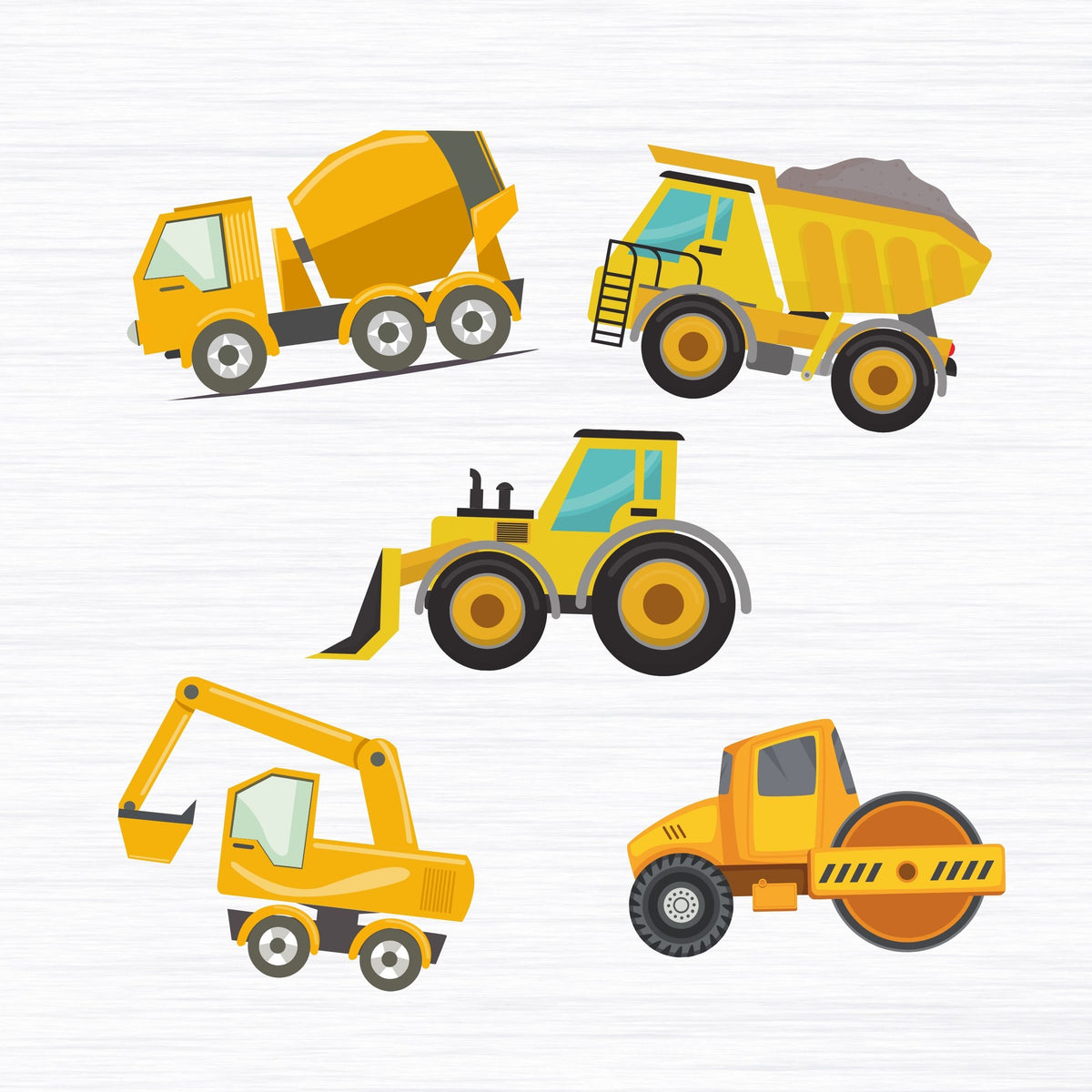 JCB Construction Theme Cutouts – Ezyprints Studio
