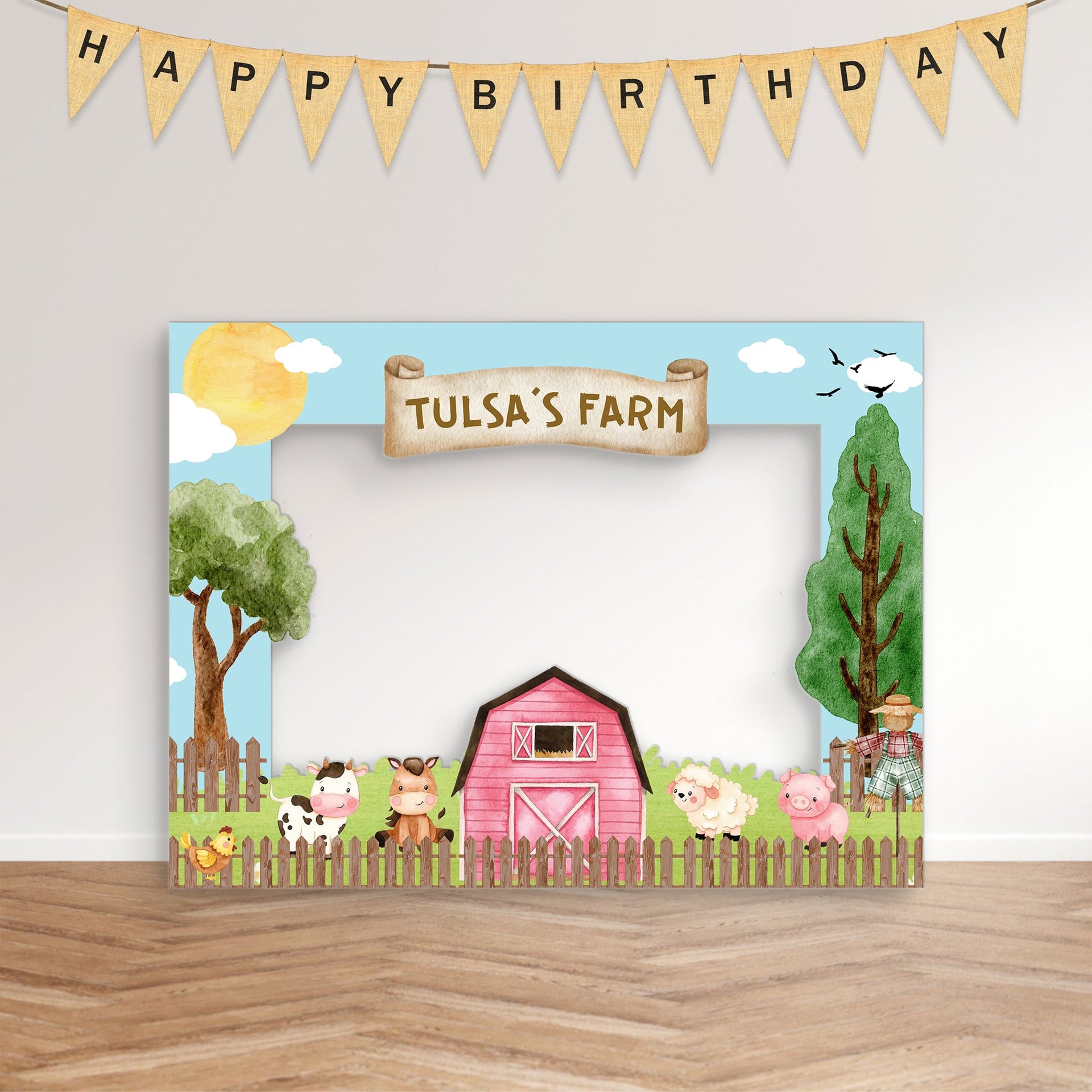 Photo Booth | Farm Animal Theme – Ezyprints Studio