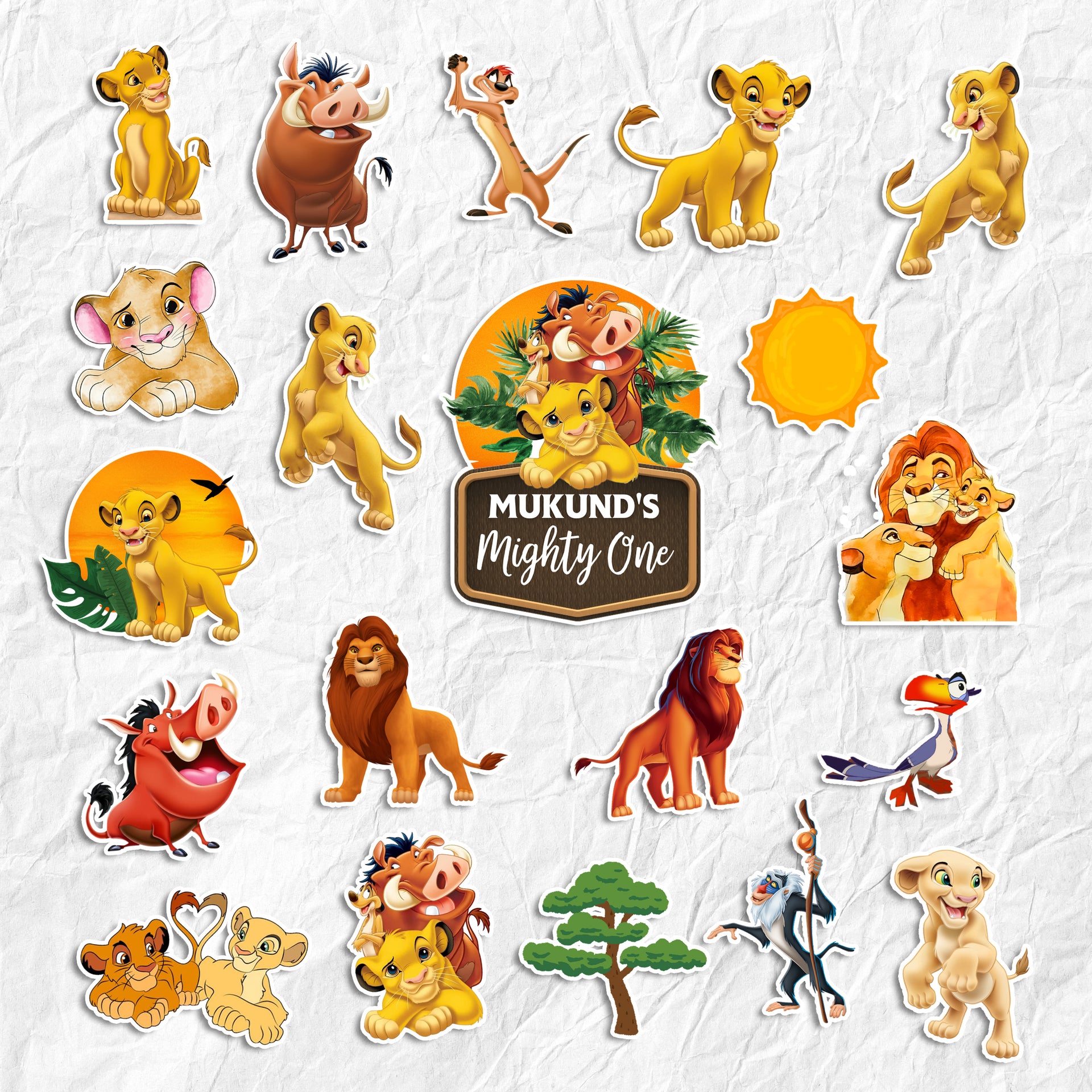 Cake Toppers | Lion King Theme – Ezyprints Studio