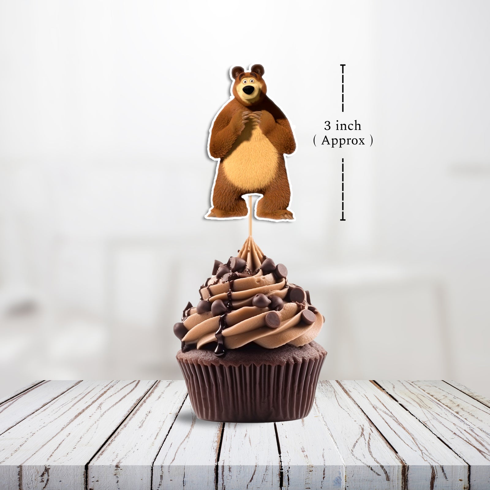 Cake Toppers | Masha and the Bear Theme – Ezyprints Studio
