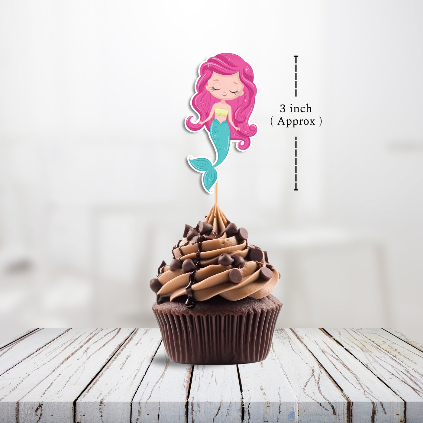 Cake Toppers | Mermaid Theme – Ezyprints Studio