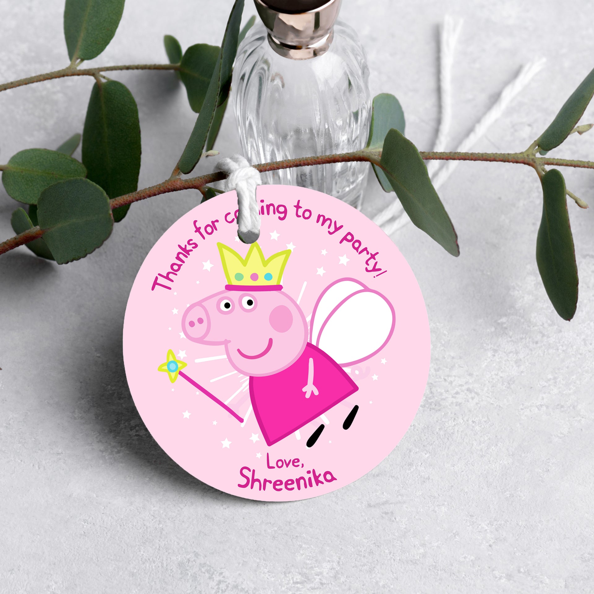 Thank you tags / Labels | Peppa Pig Theme – Ezyprints Studio