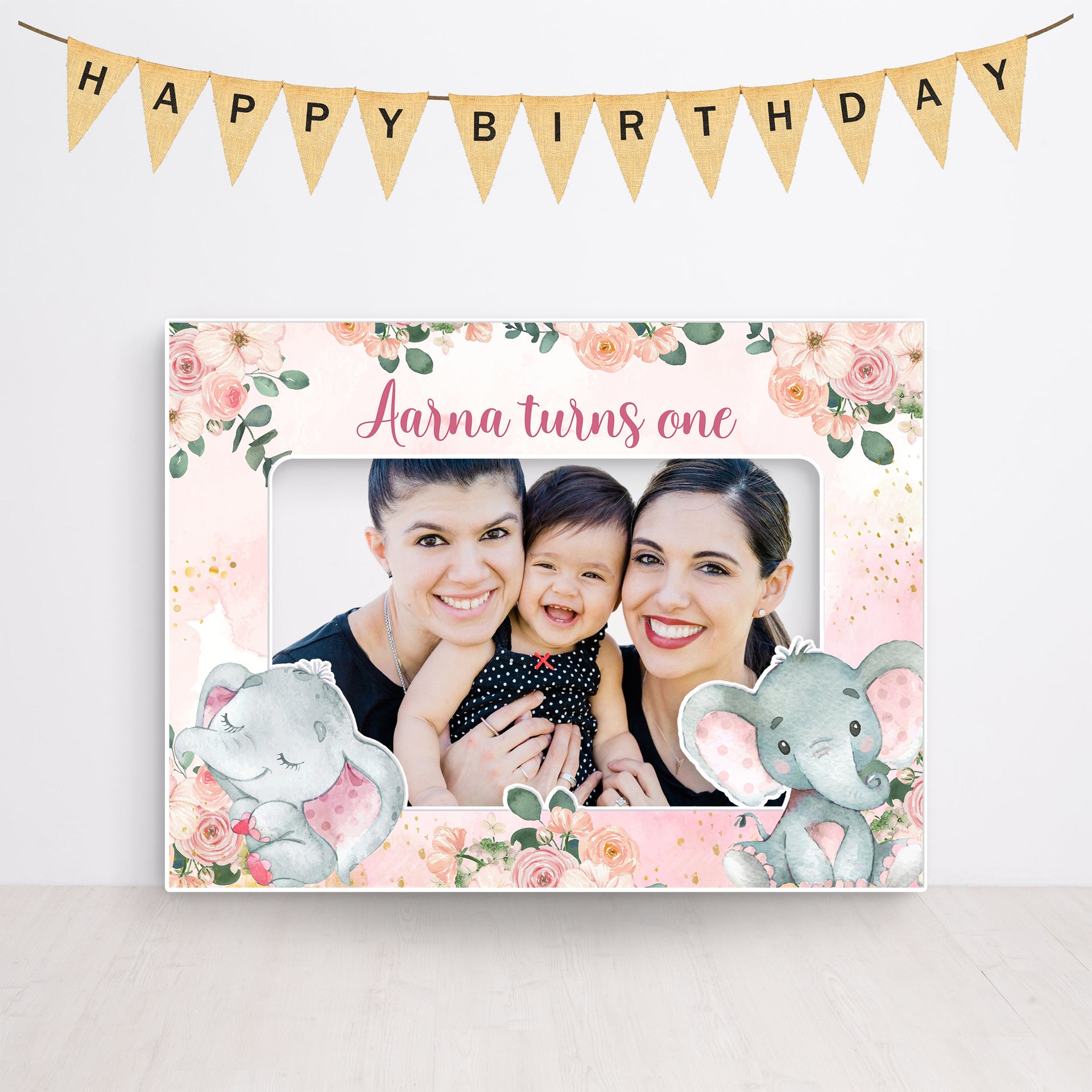 Photo Booth | Selfie Booth | Pink Elephant Theme – Ezyprints Studio