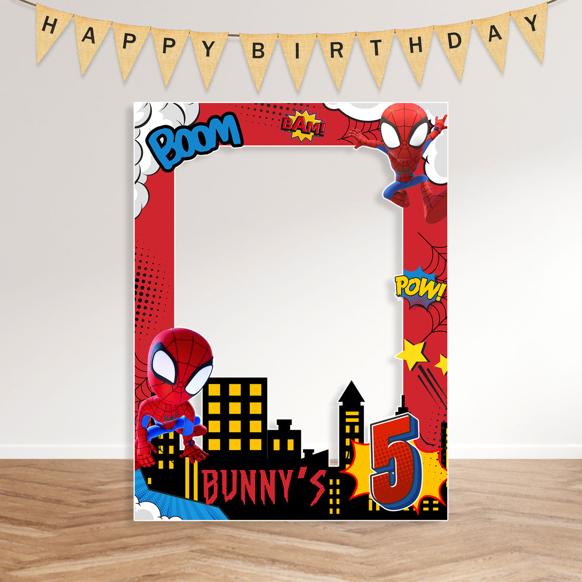 Photo Booth | Spiderman | Selfie Board Spiderman theme – Ezyprints Studio