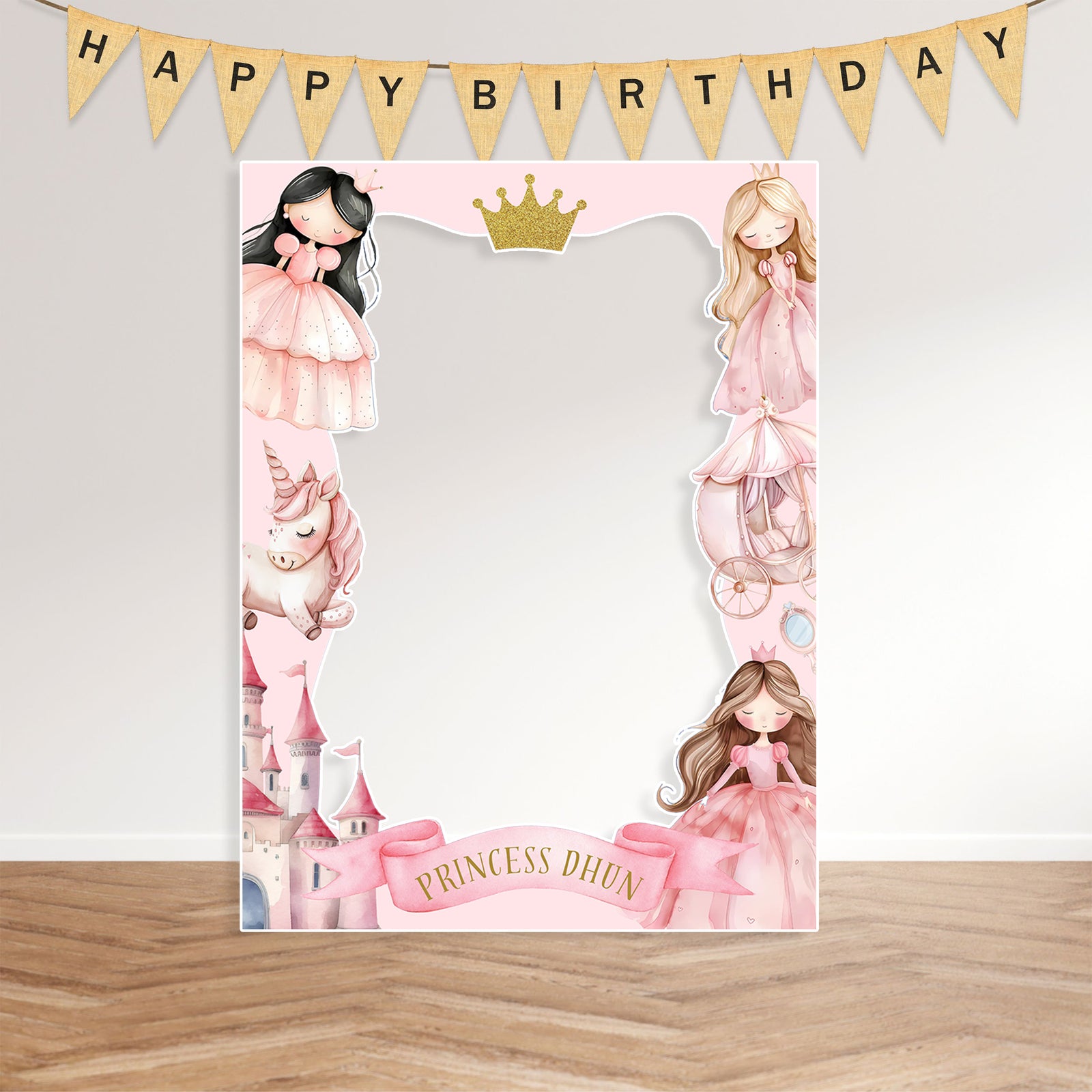Princess Castle Theme Birthday Party Cutouts – Ezyprints Studio