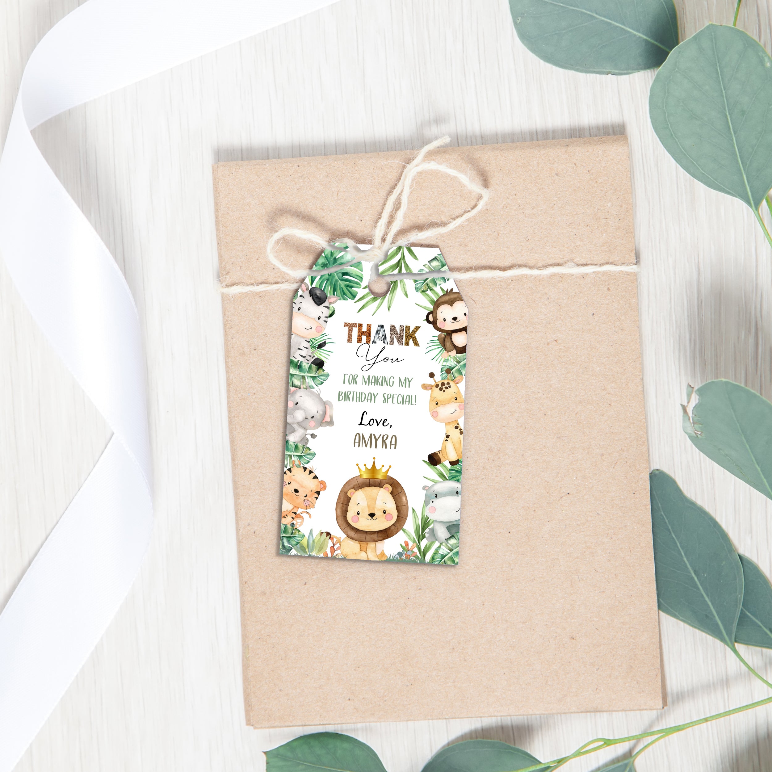 Free Printable Safari Labels