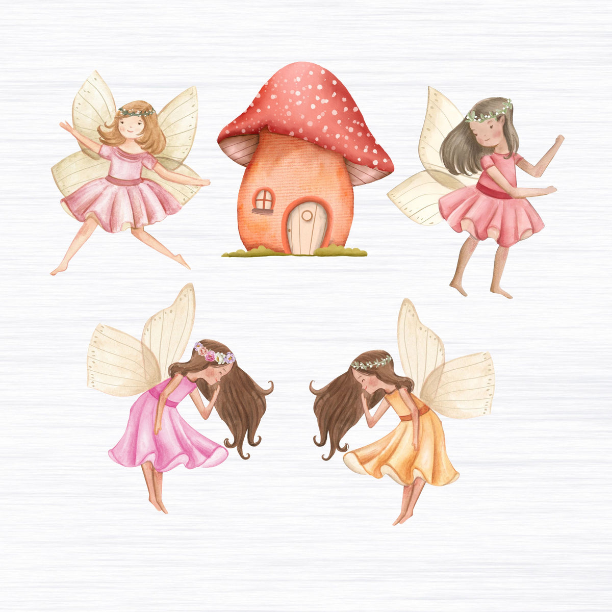 Thank you tags / Labels | Fairy Enchanted Garden Theme – Ezyprints Studio