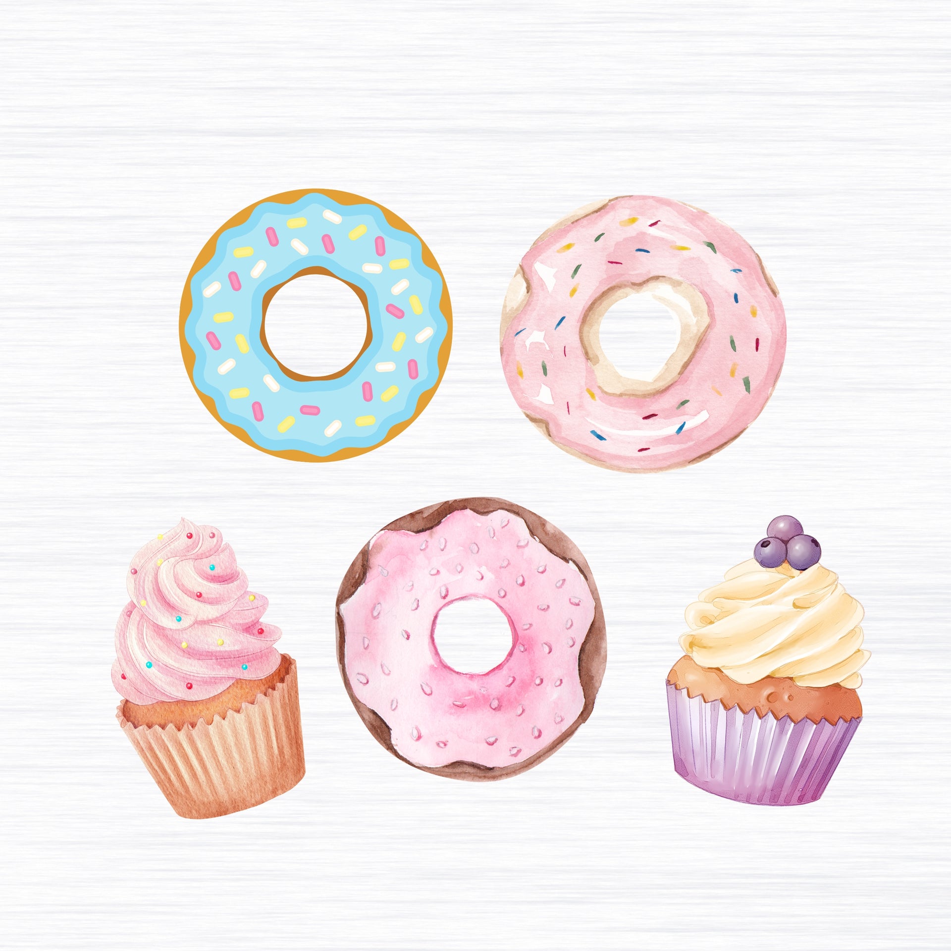 Candyland Donut Theme Birthday Party Cutouts – Ezyprints Studio