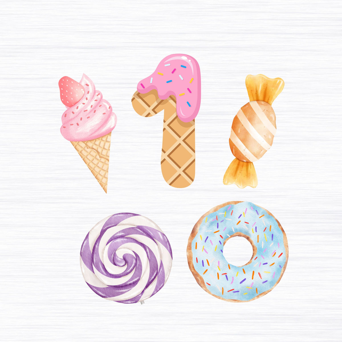 Candyland Theme Birthday Party Cutouts | Set 3 – Ezyprints Studio