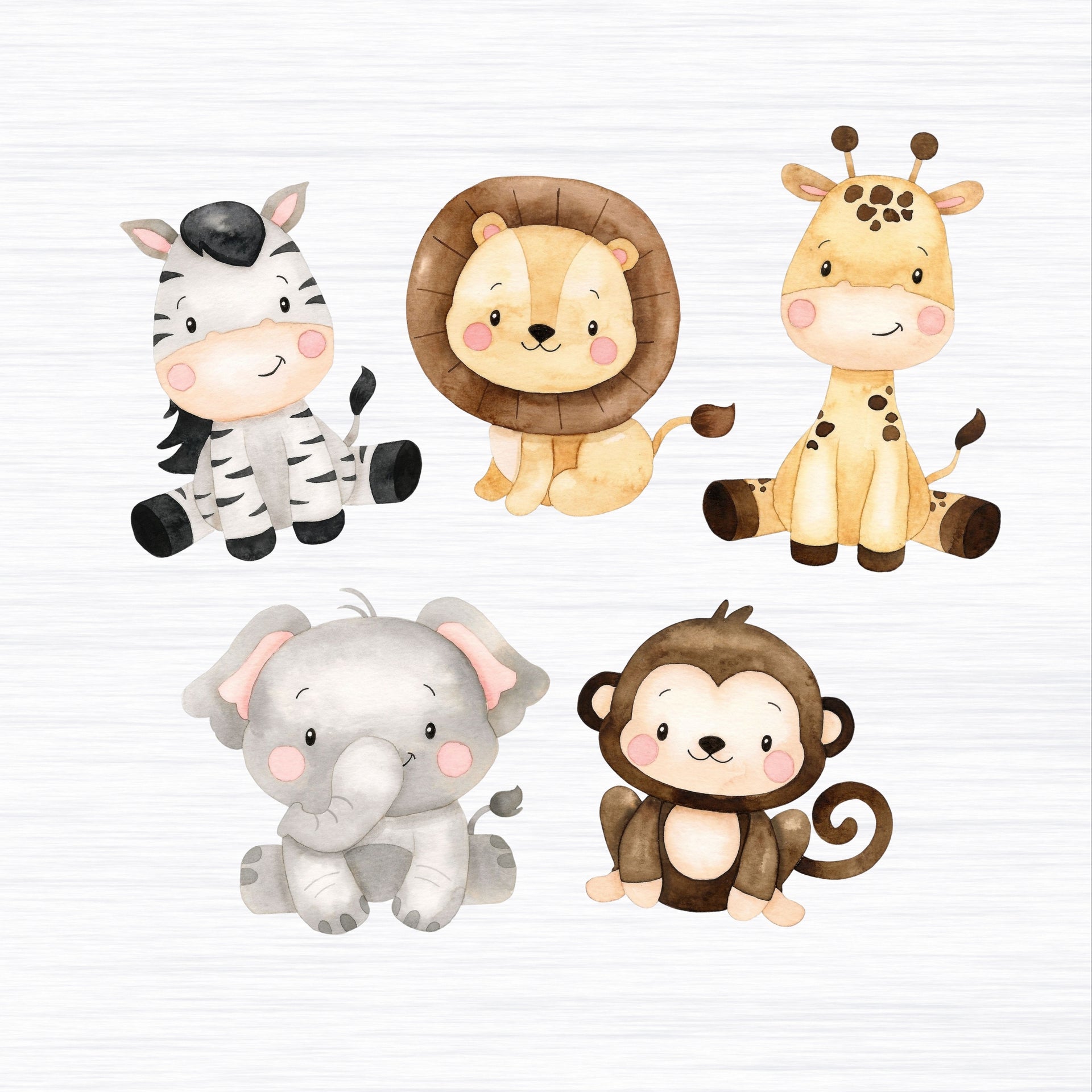Thank you tags / Labels | Jungle Safari Theme – Ezyprints Studio
