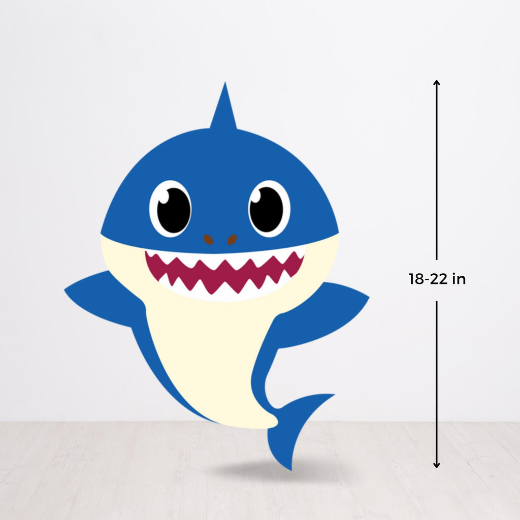 Baby Shark Theme Birthday Party Cutouts – Ezyprints Studio
