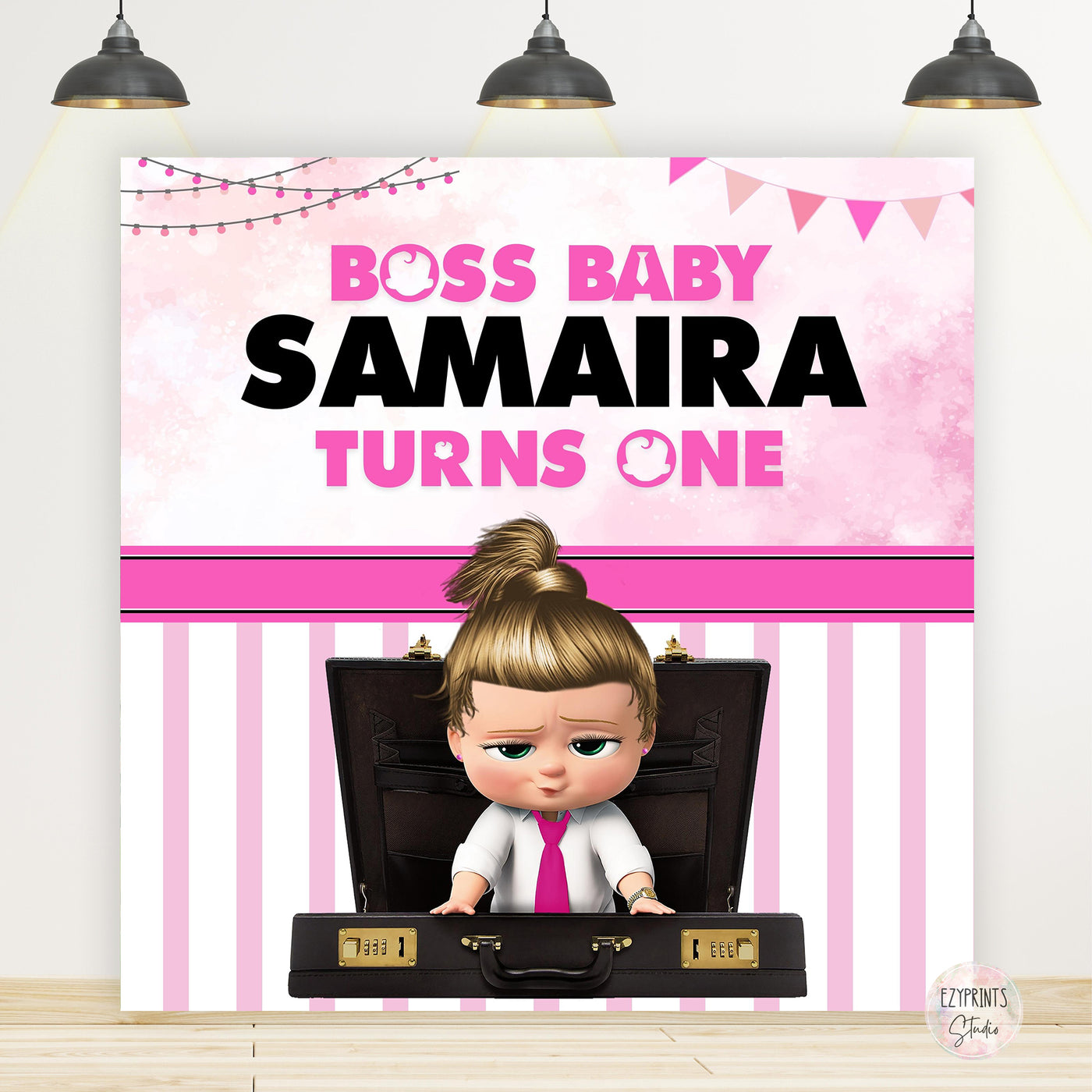 Boss Baby Girl Theme Birthday Party Cutouts – Ezyprints Studio