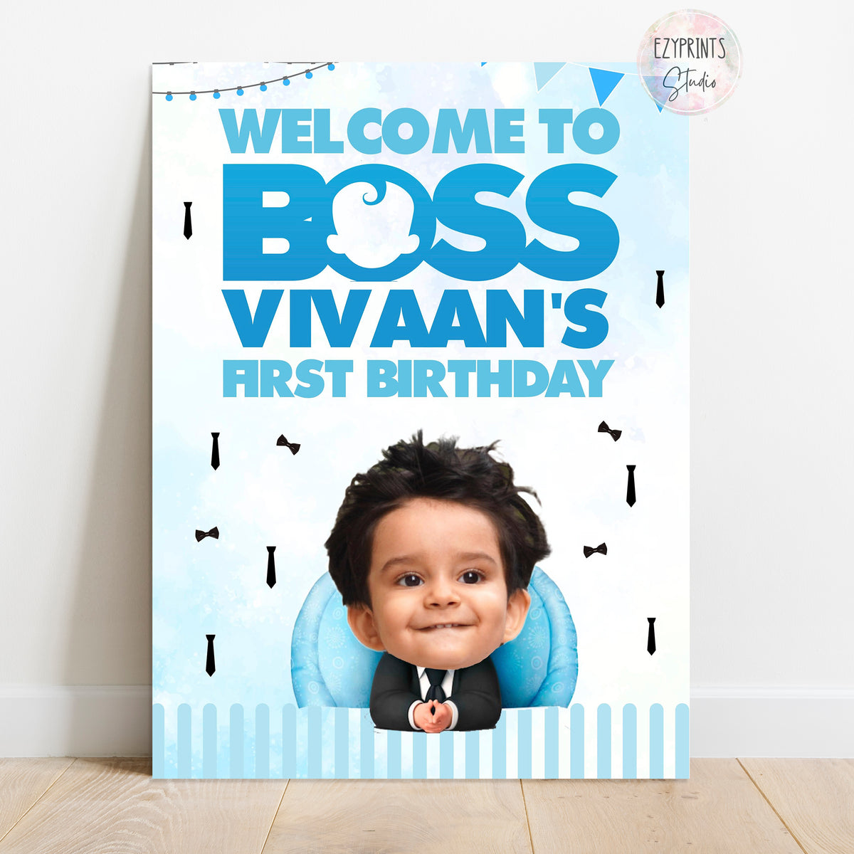 Boss Baby Birthday Party Welcome Board – Ezyprints Studio