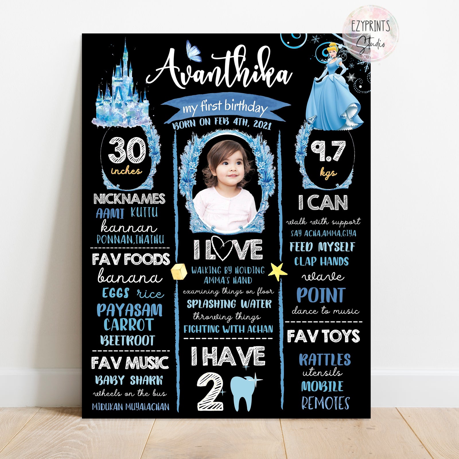 Cinderella Theme – Ezyprints Studio