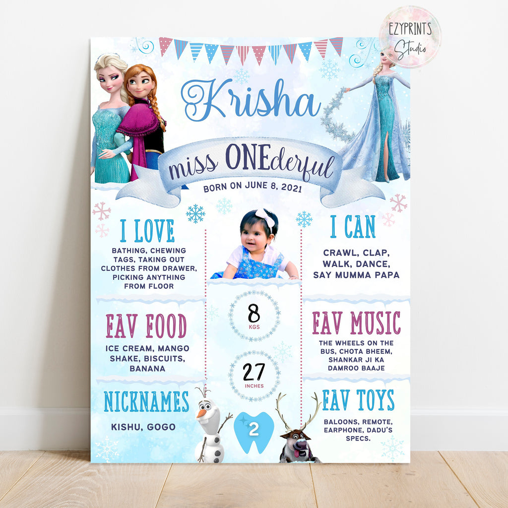 Frozen Theme – Ezyprints Studio