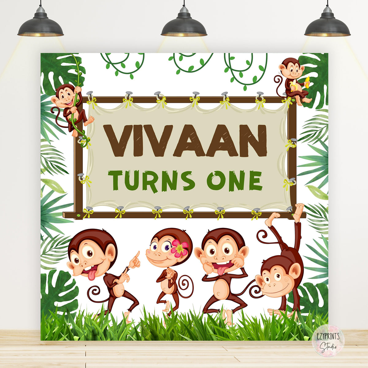 Monkey Theme – Ezyprints Studio