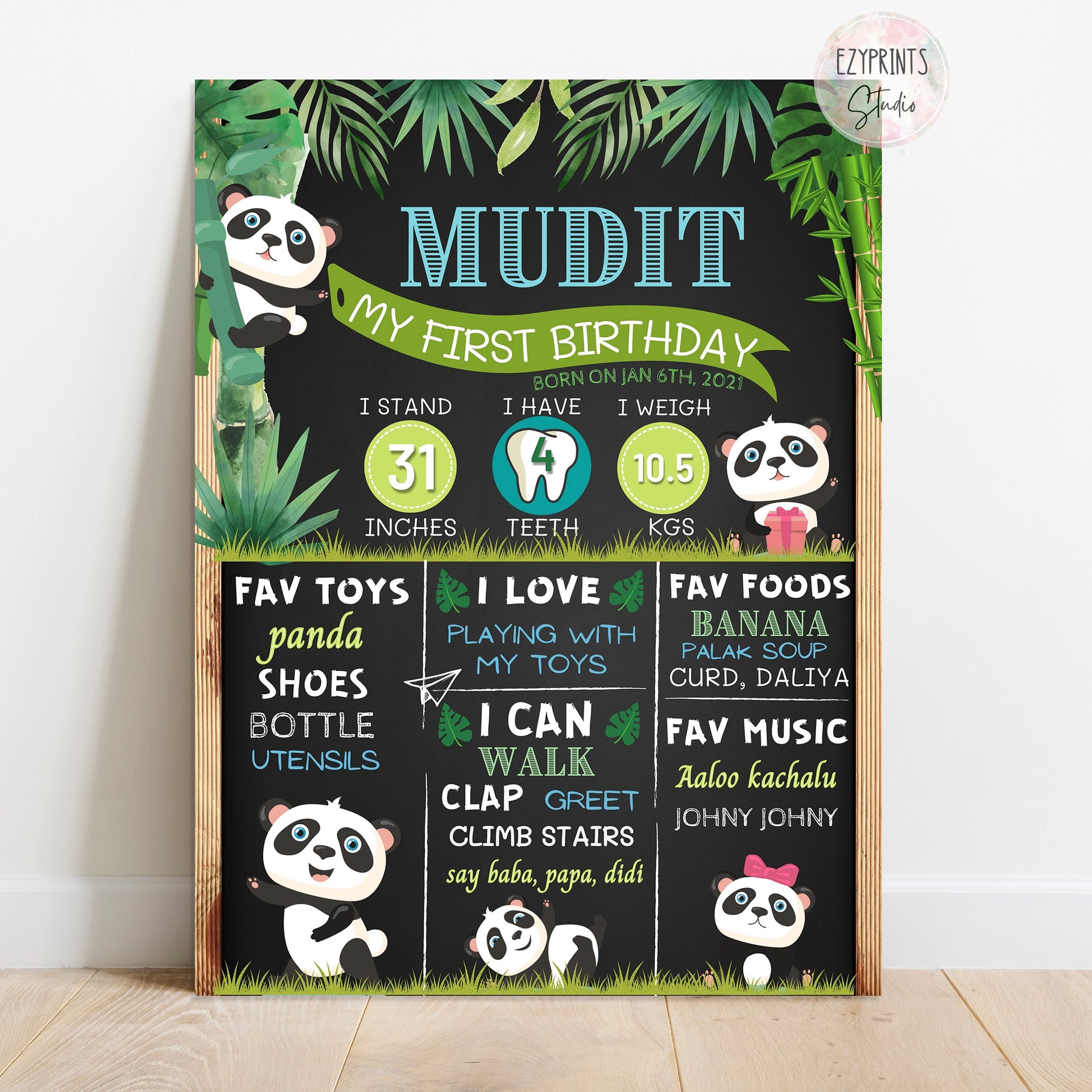 Panda Theme – Ezyprints Studio