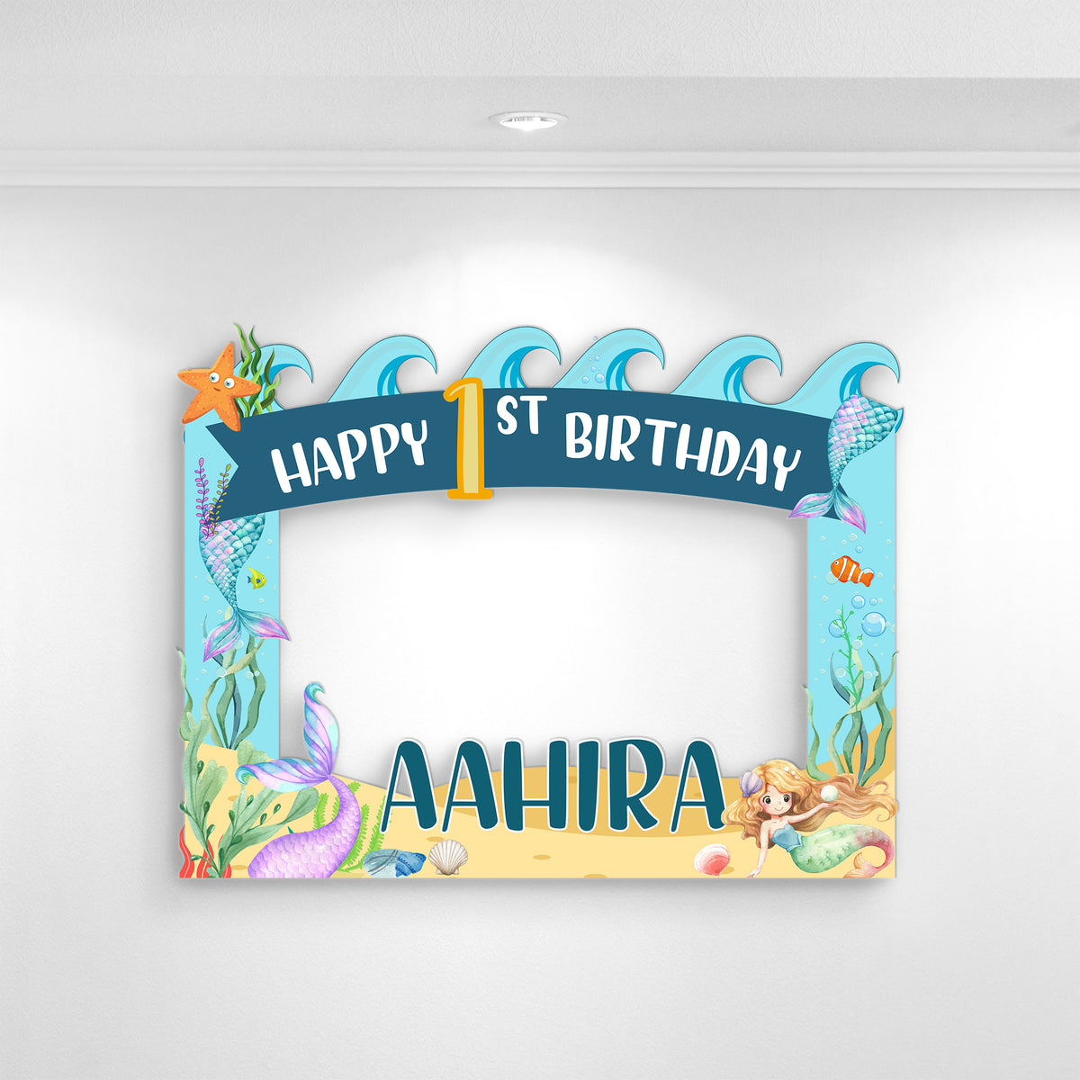 Photo Booth | Mermaid Theme | Selfie Board – Ezyprints Studio