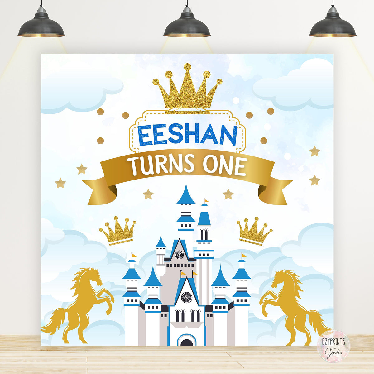 Prince Theme Birthday Backdrop – Ezyprints Studio