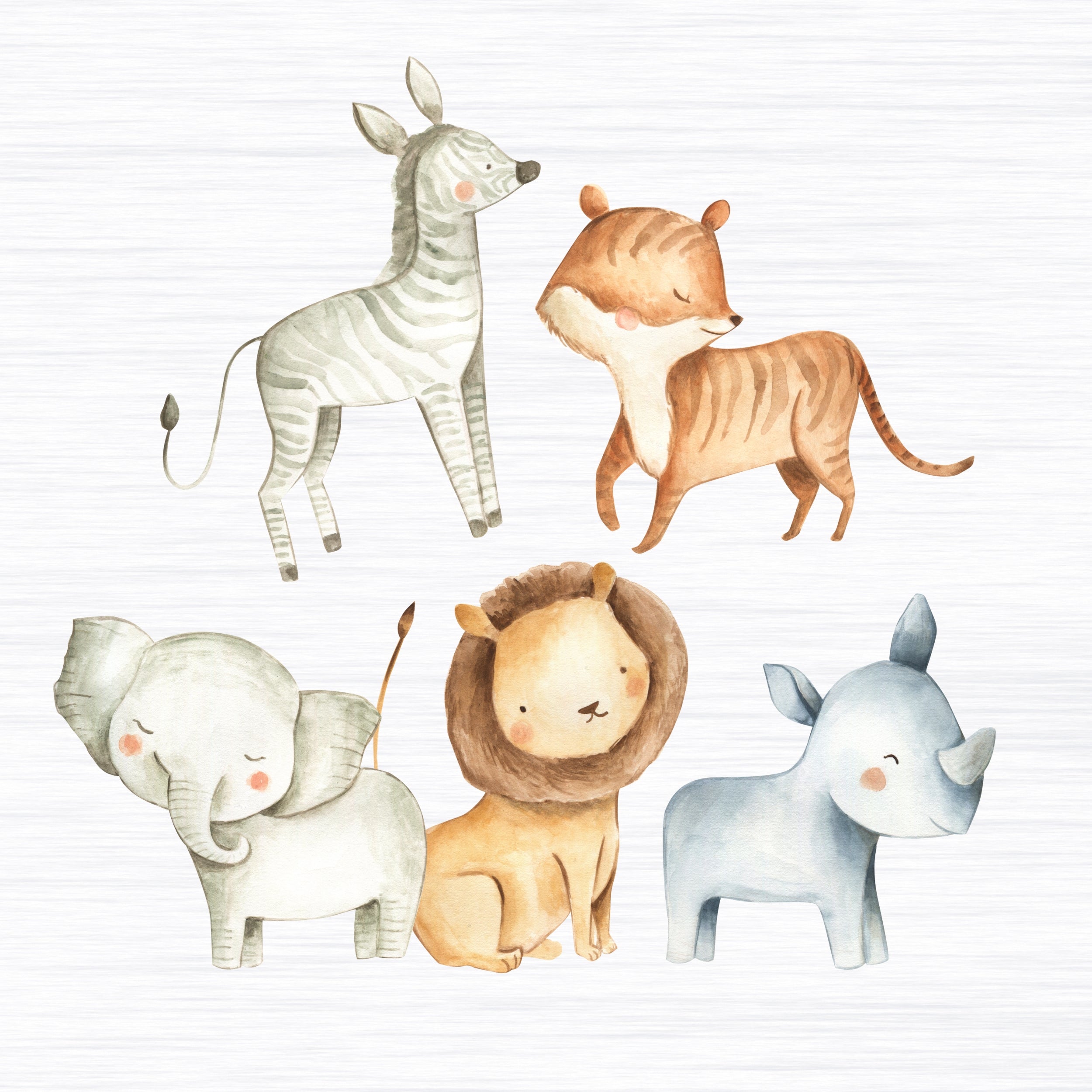 Baby Jungle Animal Print Outs