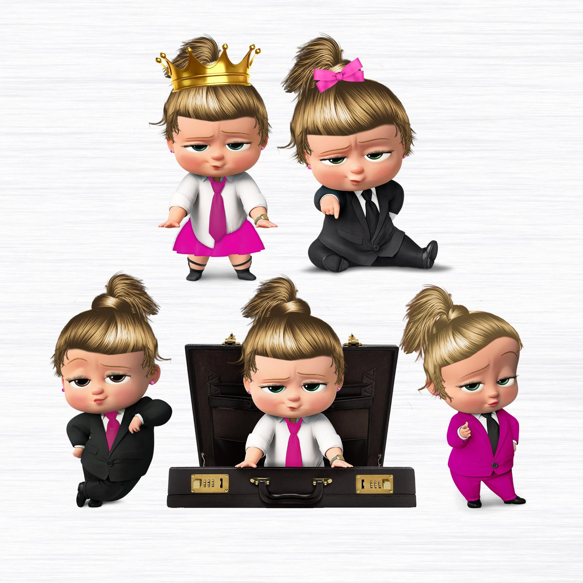 Boss Baby Girl Theme Birthday Party Cutouts – Ezyprints Studio